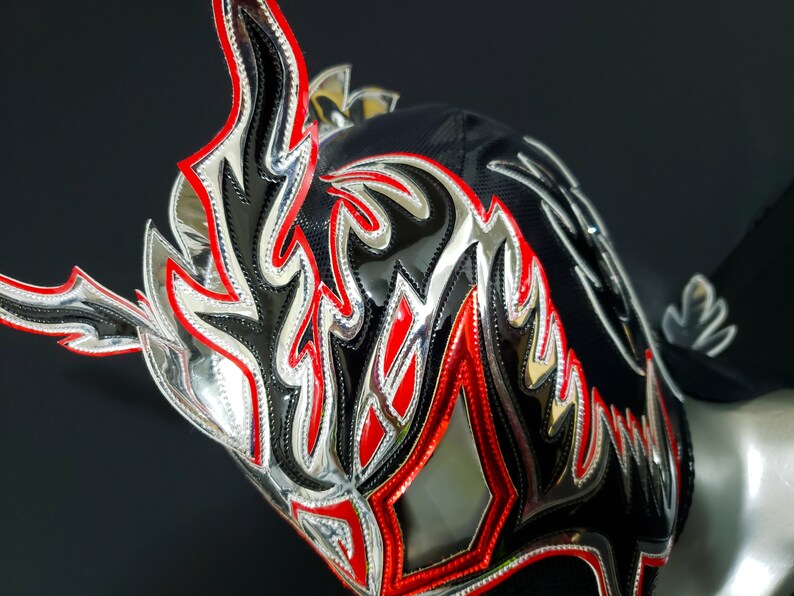 Ultimo Dragon Wrestling Mask Luchador Costume Wrestler Lucha | Etsy