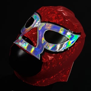 RED DEMON MASK Wrestling Mask Luchador Costume Wrestler Lucha Libre ...