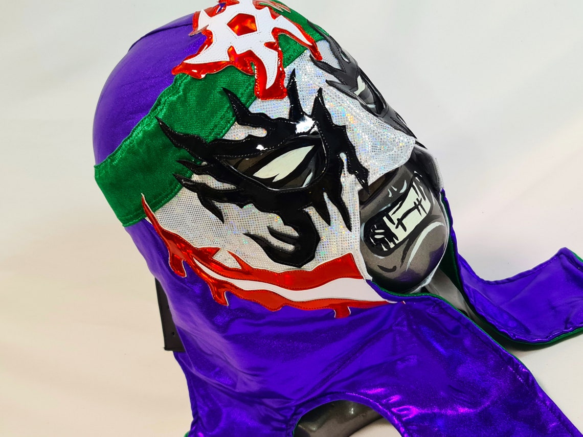 Pentagon joker wrestling mask luchador costume wrestler lucha | Etsy