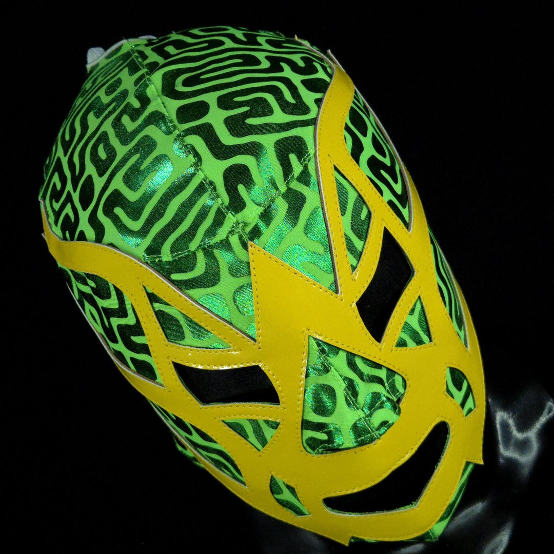Hand Made FISHMAN MASK Wrestling Mask Luchador Costume Wrestler Lucha ...