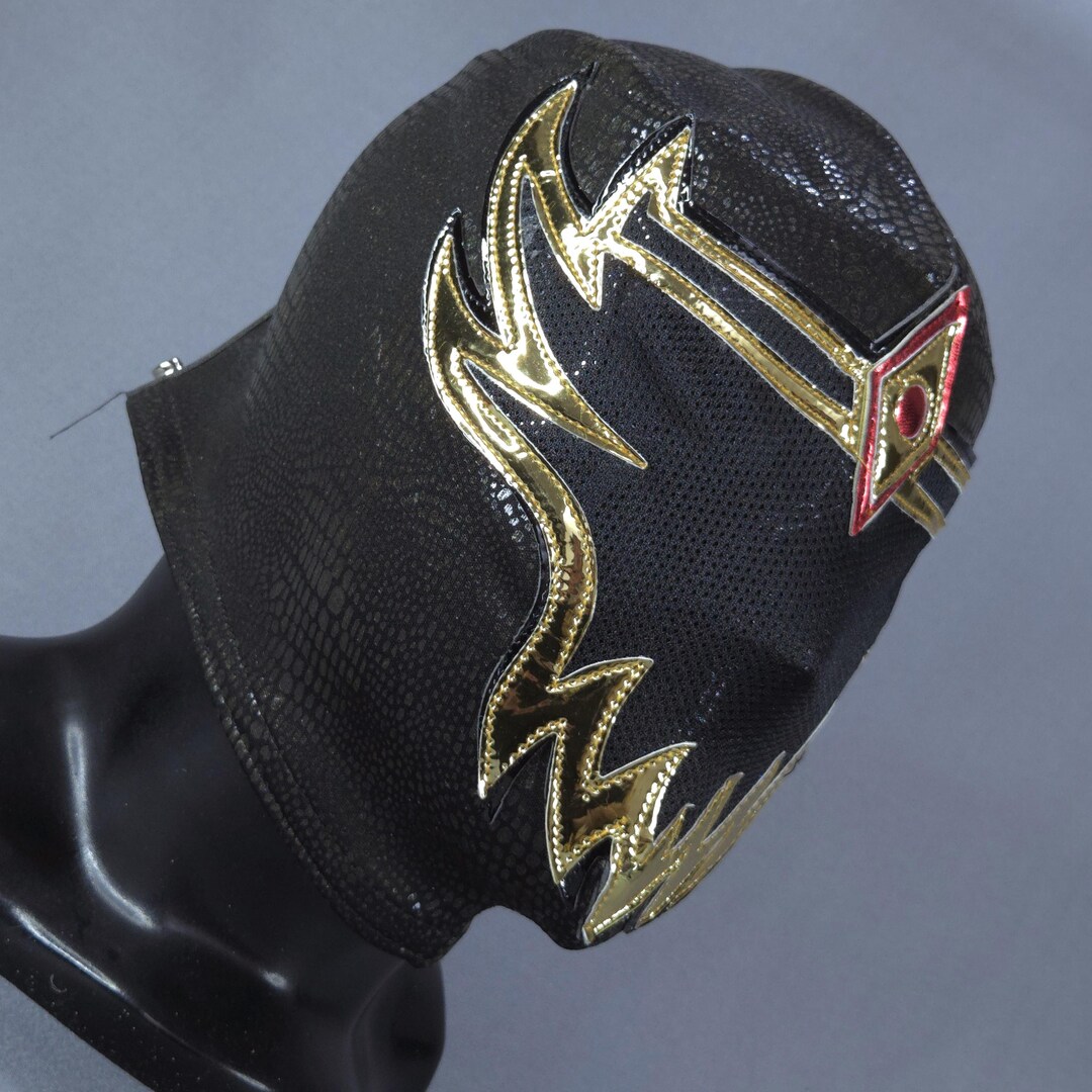 NINJA MASK Wrestling Mask Luchador Costume Wrestler Lucha Libre Mexican ...