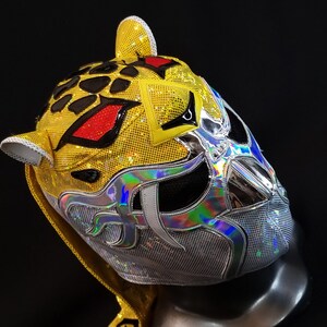 Hand Made KING TIGER MASK Wrestling Mask Luchador Costume Wrestler ...