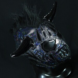 Hand Made DEVIL MASK Wrestling Mask Luchador Costume Wrestler Lucha ...
