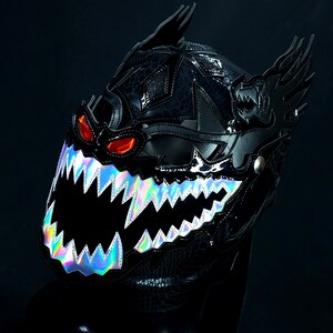 DRAGON MASK Wrestling Mask Luchador Costume Wrestler Lucha Libre ...