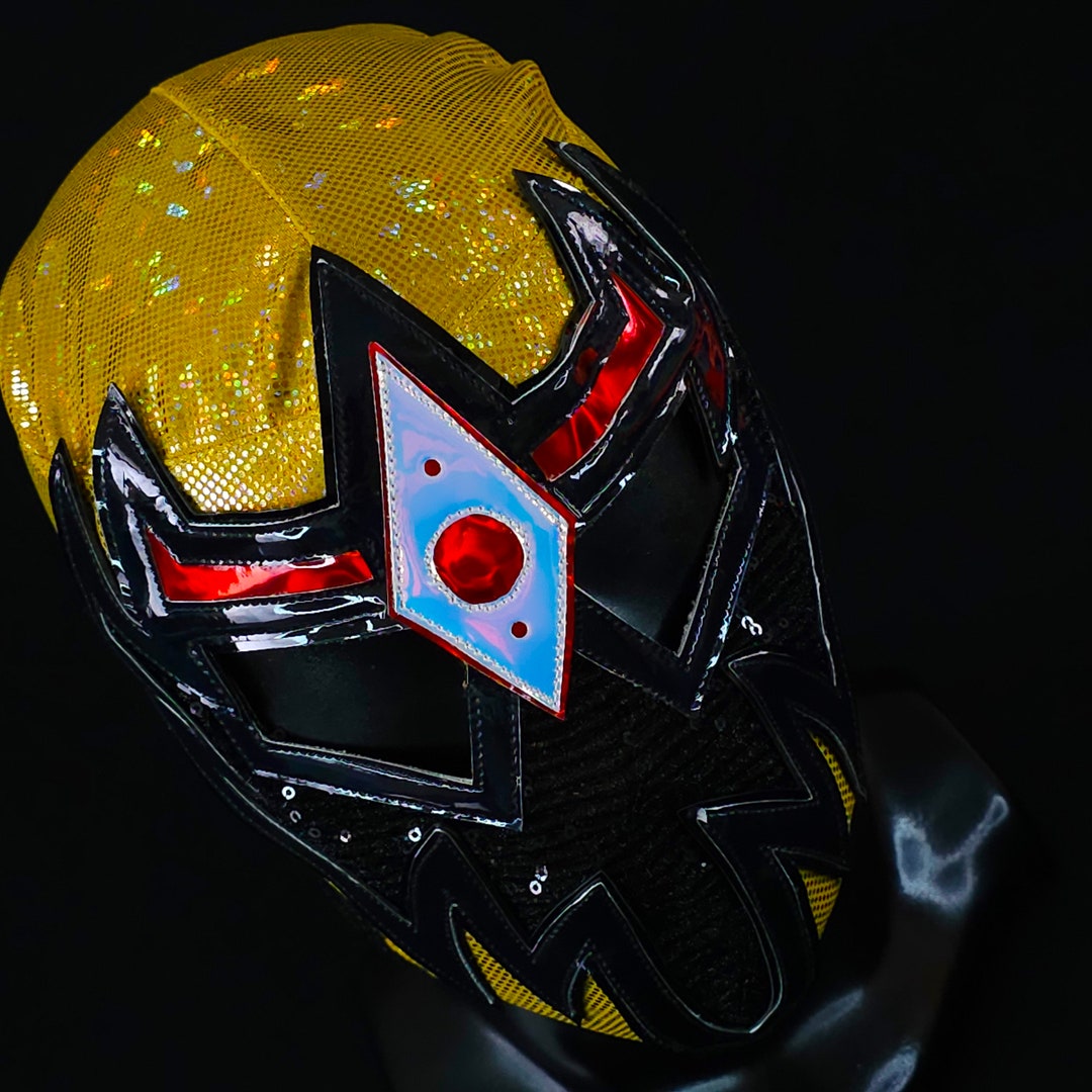 NINJA MASK Wrestling Mask Luchador Costume Wrestler Lucha Libre Mexican ...