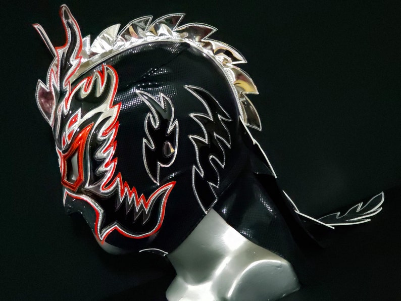 Ultimo Dragon Wrestling Mask Luchador Costume Wrestler Lucha | Etsy