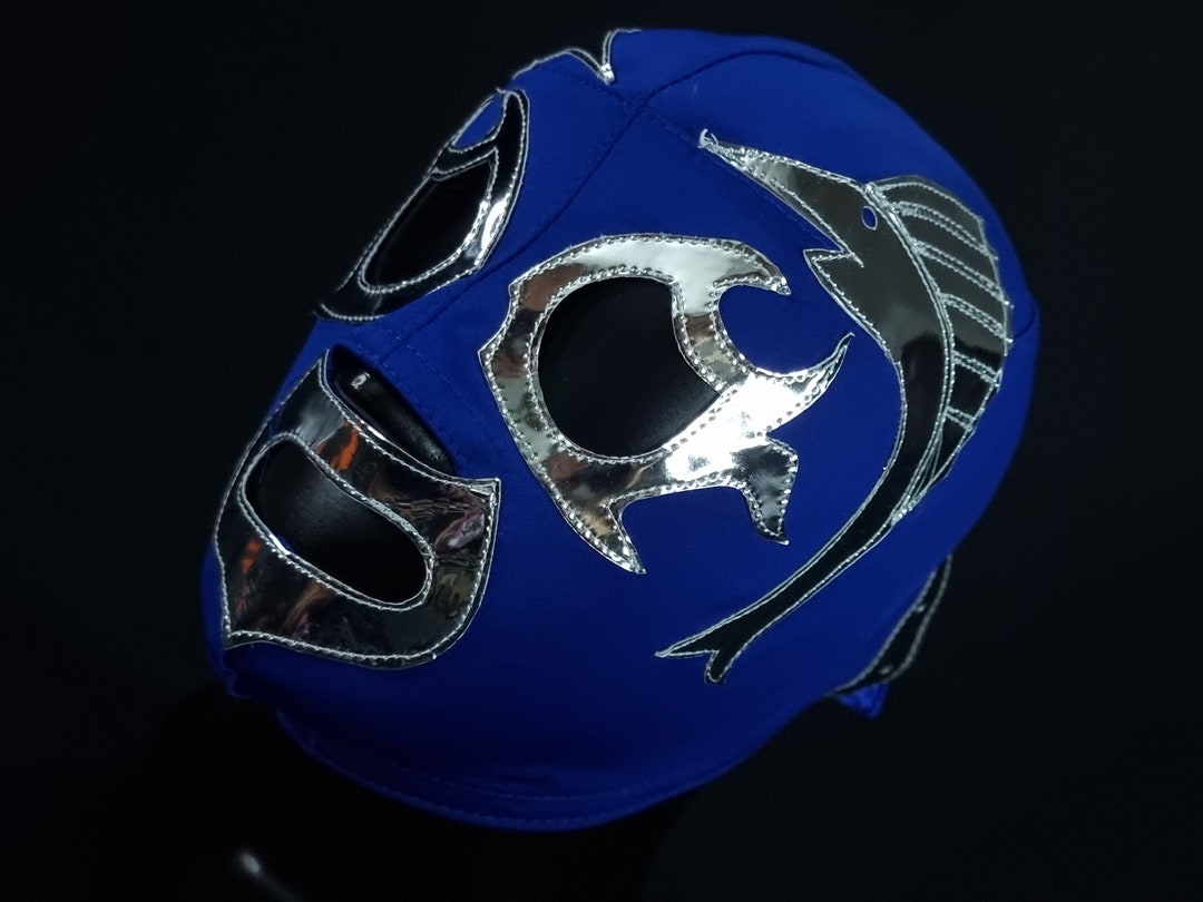 Hand Made MARLIN MASK Wrestling Mask Luchador Costume Wrestler Lucha ...