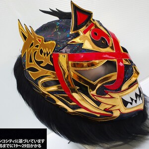 DRAGON Wrestling Mask Luchador Costume Wrestler Lucha Libre Mexican ...