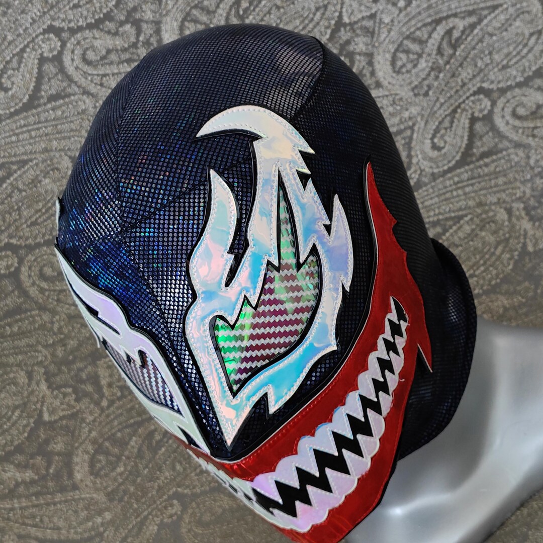 Hand Made Villain MASK Wrestling Mask Luchador Costume Wrestler Lucha ...