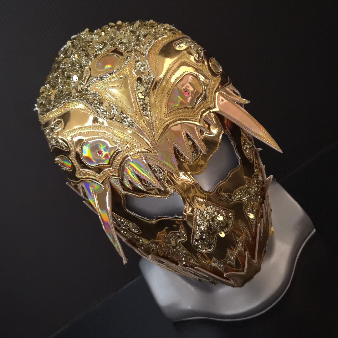 Hand Made Skull Mask Wrestling Mask Luchador Costume Wrestler Lucha ...