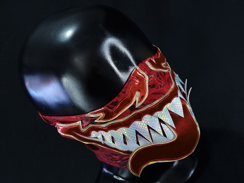 HALF WRESTLING MASK Wrestling Mask Luchador Costume Wrestler - Etsy