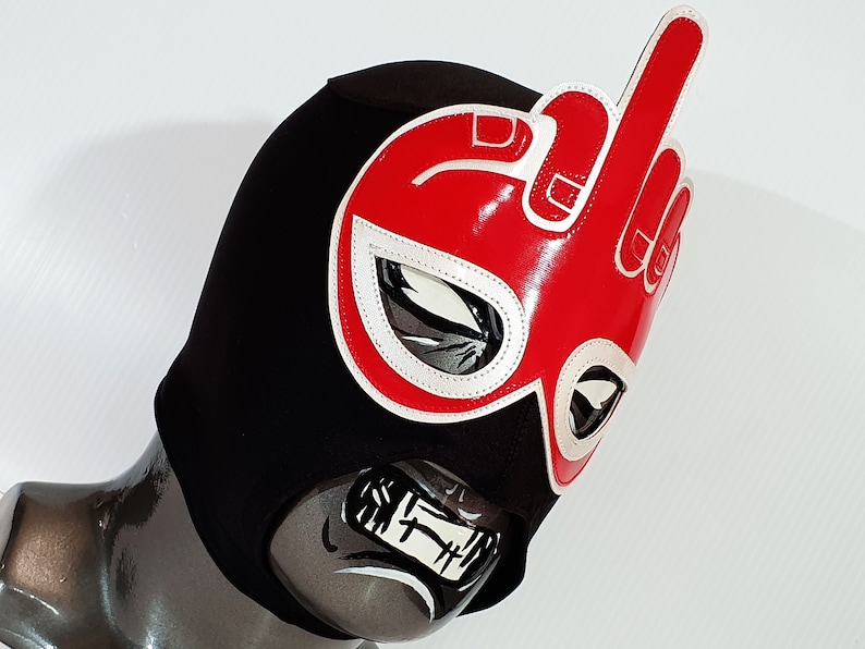 MIDDLE FINGER Wrestling the Bird Mask Luchador Costume - Etsy