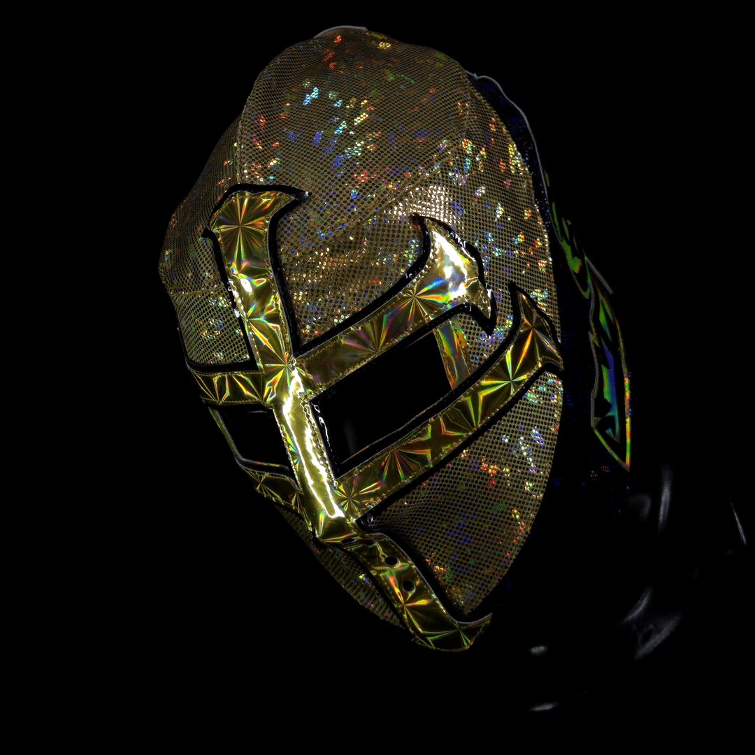 Hand Made TEMPLAR Wrestling Mask Luchador Costume Wrestler Lucha Libre ...