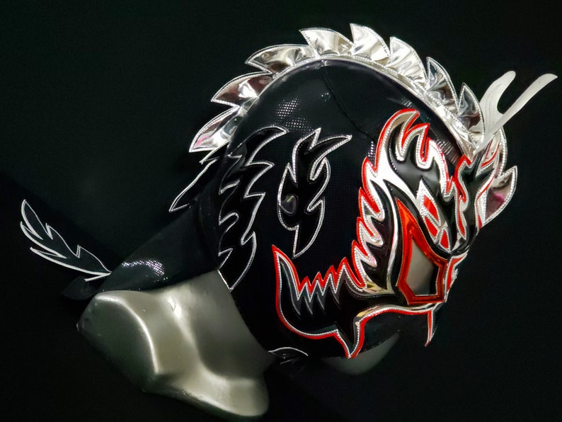 Ultimo Dragon Wrestling Mask Luchador Costume Wrestler Lucha | Etsy