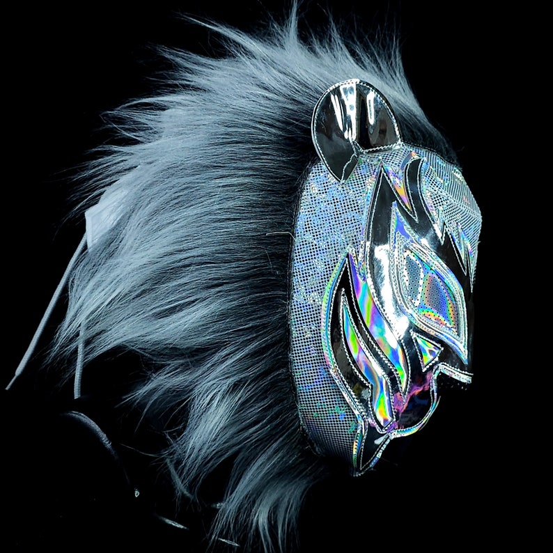 Hand Made LION MASK Wrestling Mask Luchador Costume Wrestler Lucha ...