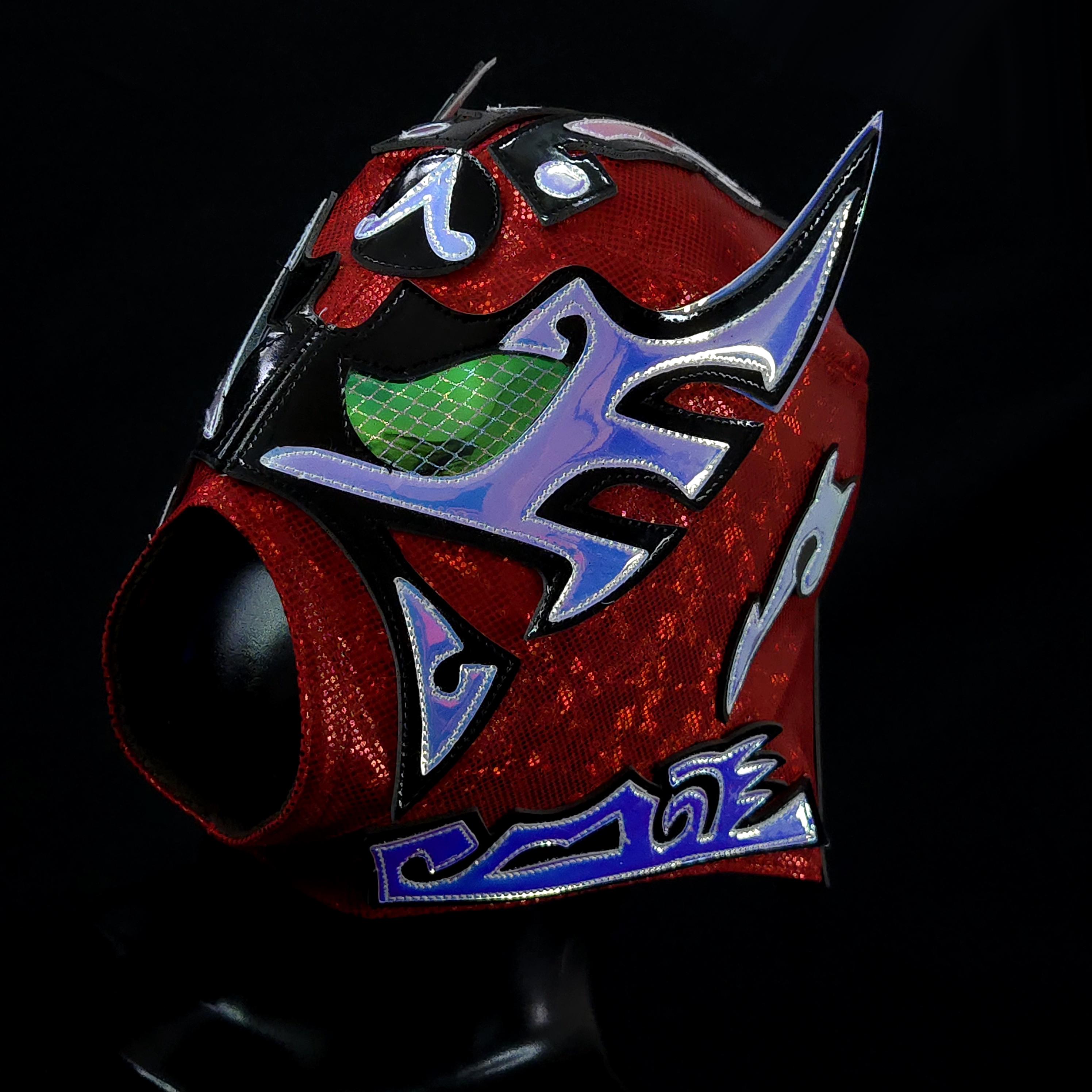 Hand Made WARRIOR Wrestling Mask Luchador Costume Wrestler Lucha Libre ...