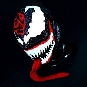 BUSHI VENOM Wrestling Mask Luchador Costume Wrestler Lucha Libre ...