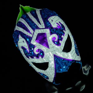 Hand Made MAYAN MASK Wrestling Mask Luchador Costume Wrestler Lucha ...