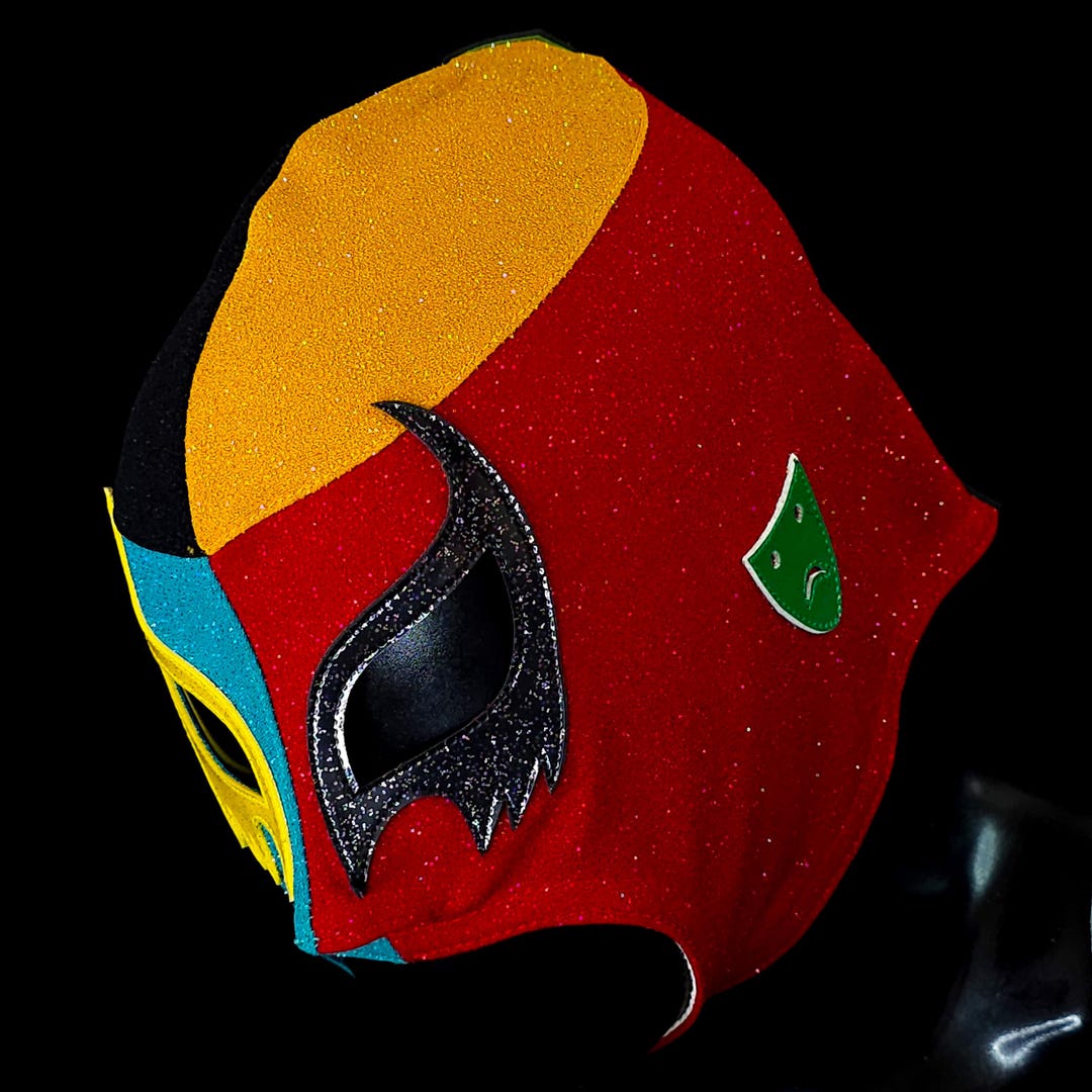 CIEN CARAS Wrestling Mask Luchador Costume Wrestler Lucha Libre Mexican ...