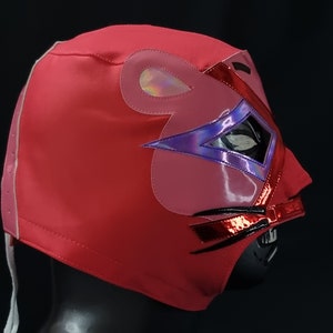 Hand Made PINK Mask Wrestling Mask Luchador Costume Wrestler Lucha ...
