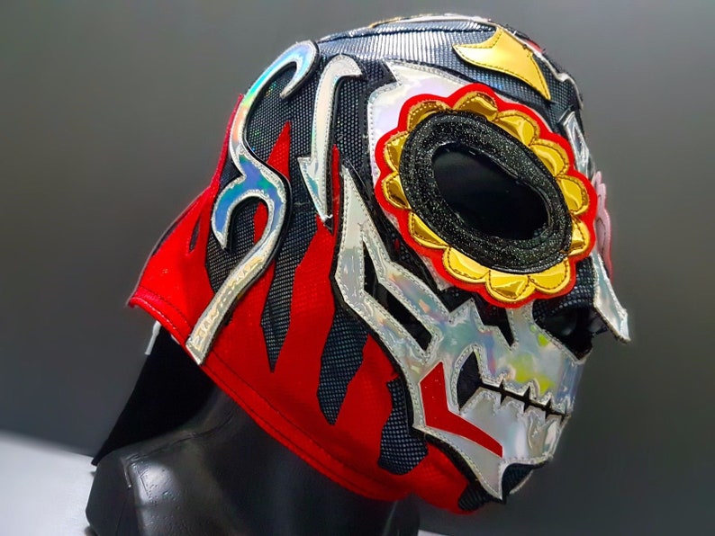 Bushi Wrestling Mask Luchador Costume Wrestler Lucha Libre - Etsy