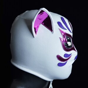 Hand Made CAT Wrestling Mask Luchador Costume Wrestler Lucha Libre ...