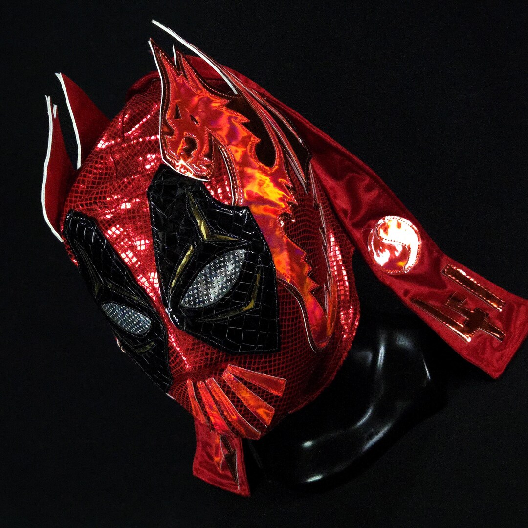 DEAD DRAGON Mask Wrestling Mask Luchador Costume Wrestler Lucha Libre ...