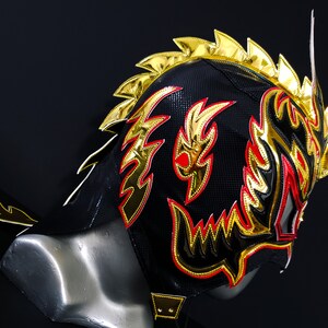 Ultimo Dragon Wrestling Mask Luchador Costume Wrestler Lucha Libre ...