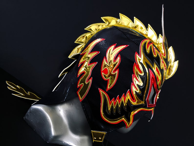 Ultimo Dragon Wrestling Mask Luchador Costume Wrestler Lucha | Etsy