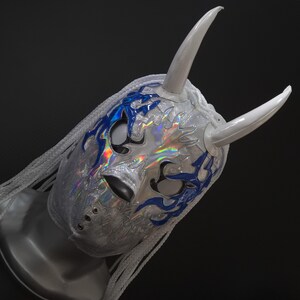 Hand Made Demon Mask Wrestling Mask Luchador Costume Wrestler Lucha ...