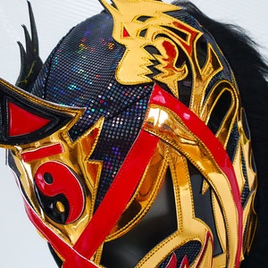 DRAGON Wrestling Mask Luchador Costume Wrestler Lucha Libre Mexican ...
