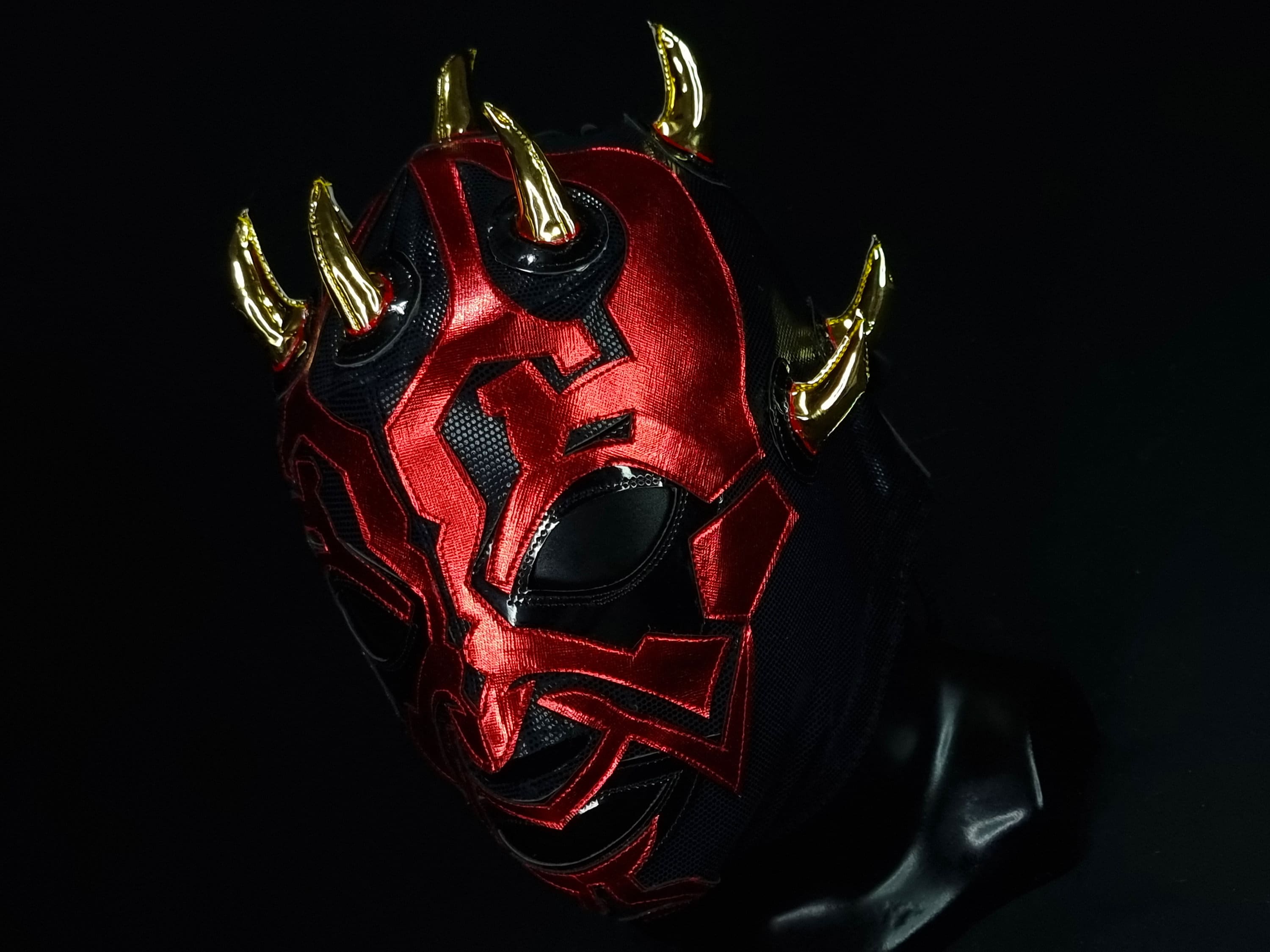 Hand Made Dark Lord Wrestling Mask Luchador Costume Wrestler Lucha ...