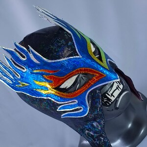 FLAME Mask Wrestling Mask Luchador Costume Wrestler Lucha - Etsy