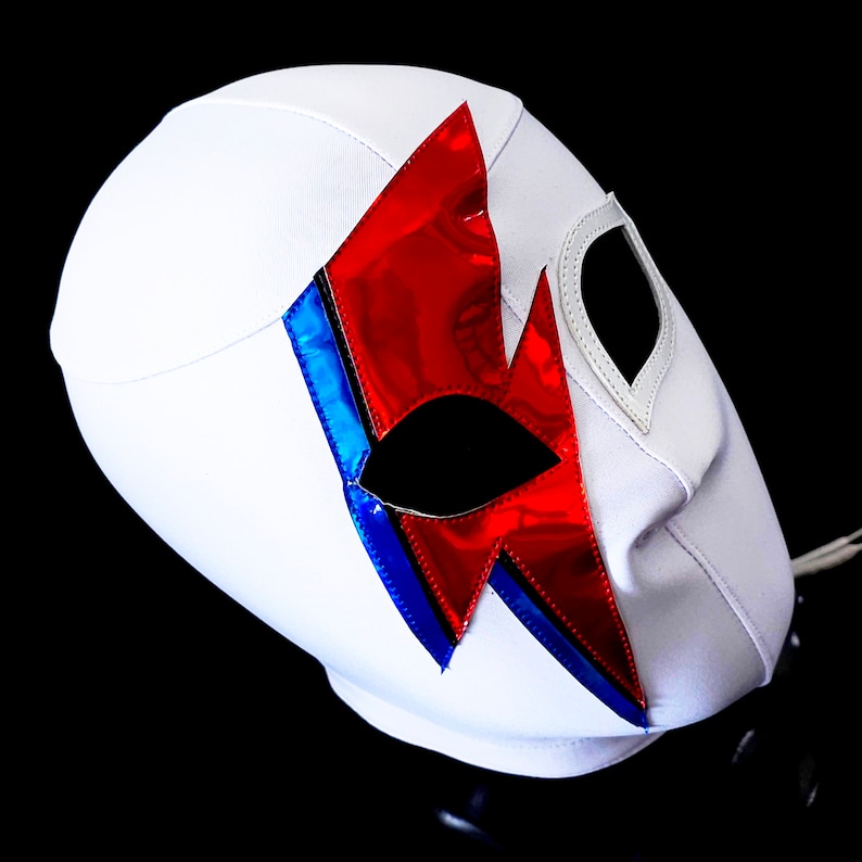Hand Made BOWIE MASK Wrestling Mask Luchador Costume Wrestler Lucha ...