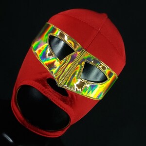 Hand Made SANGRE CHICANA MASK Wrestling Mask Luchador Costume Wrestler ...