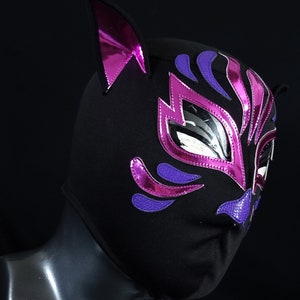 CAT Wrestling Mask Luchador Costume Wrestler Lucha Libre Mexican Mask ...