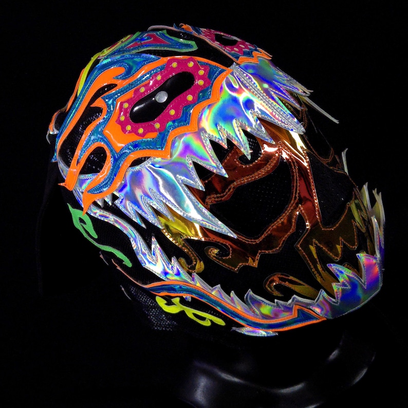 Hand Made SKULL MASK Wrestling Mask Luchador Costume Wrestler Lucha ...