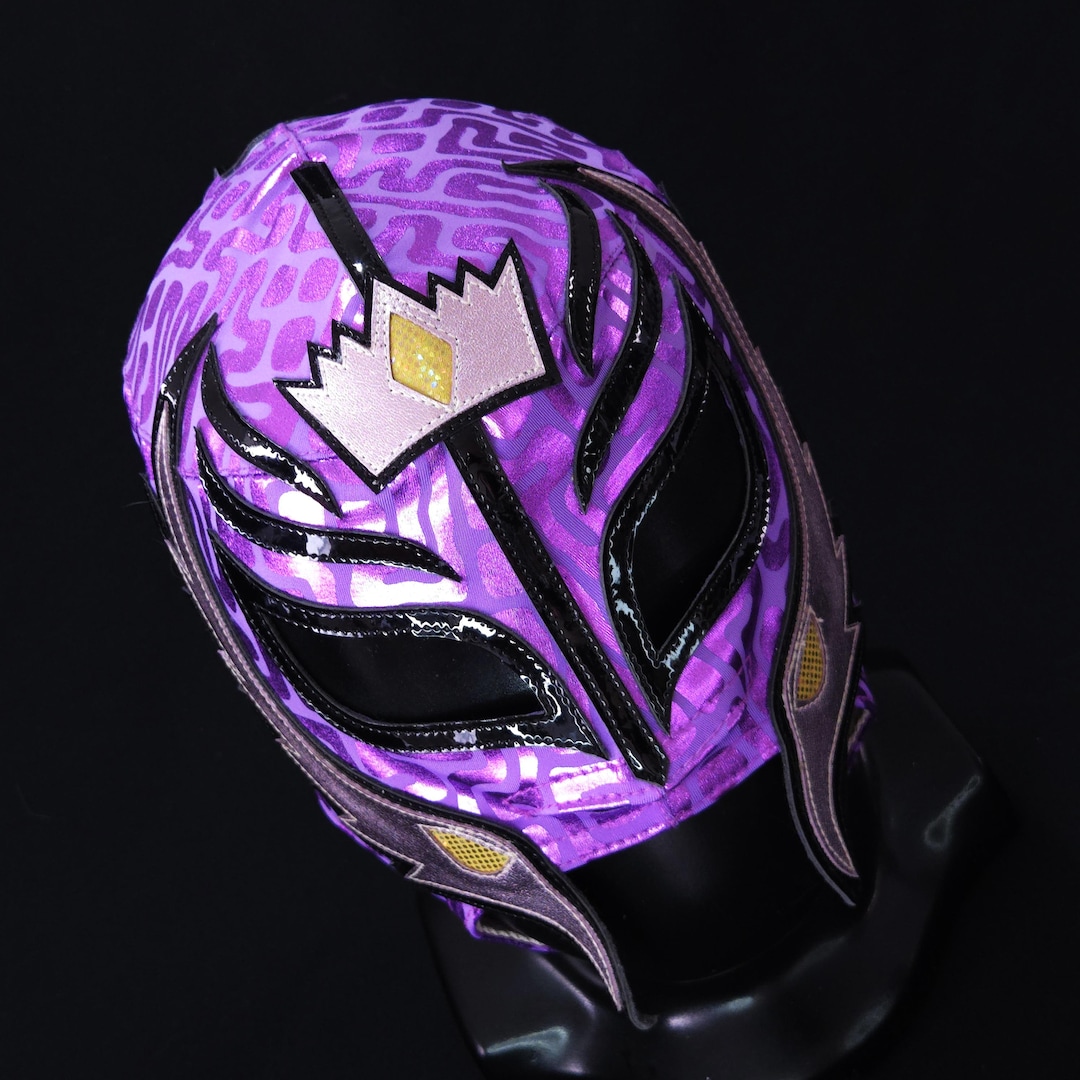 PURPLE MASK Wrestling Mask Luchador Costume Wrestler Lucha Libre ...