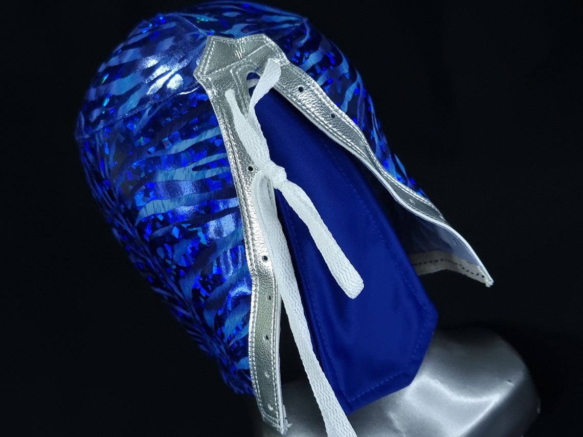 BLUE JAGUAR Wrestling Mask Luchador Costume Wrestler Lucha - Etsy