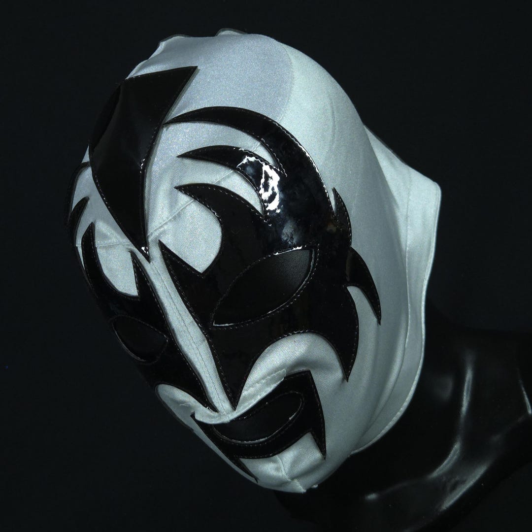 DEMON MASK Wrestling Mask Luchador Costume Wrestler Lucha Libre Mexican ...