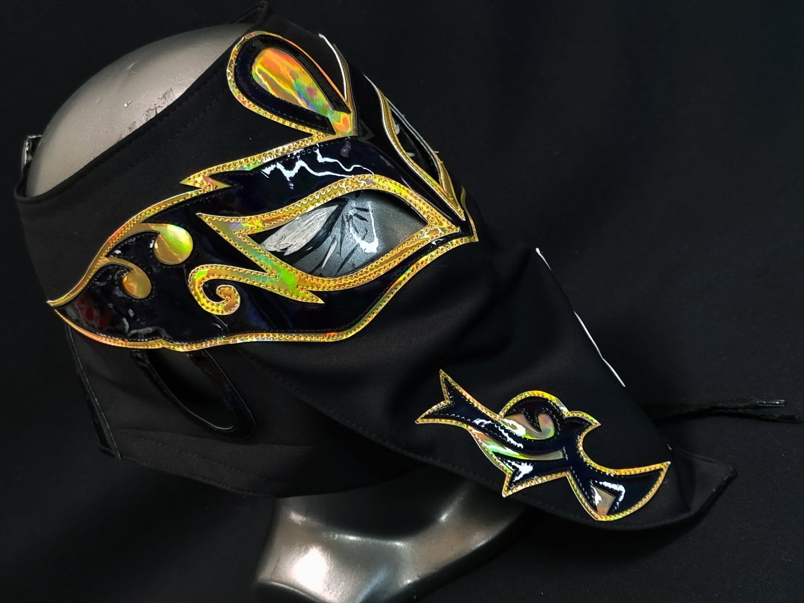 Hand Made BANDIT Wrestling Mask Luchador Costume Wrestler Lucha Libre ...