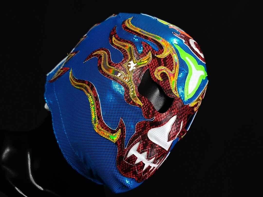 Hand Made SKULL MASK Wrestling Mask Luchador Costume Wrestler Lucha ...