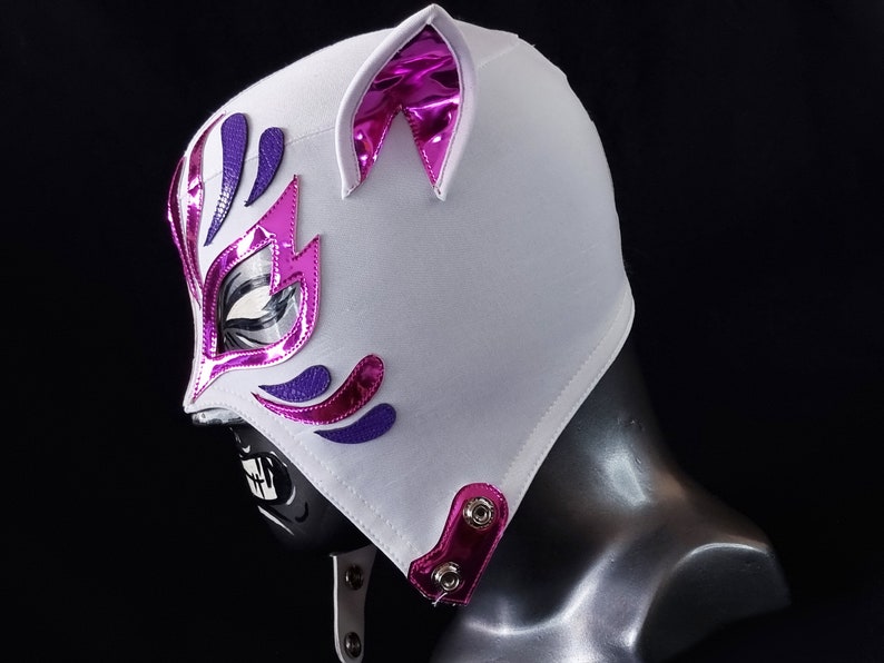 Hand Made CAT Mask Wrestling Mask Luchador Costume Wrestler Lucha Libre ...