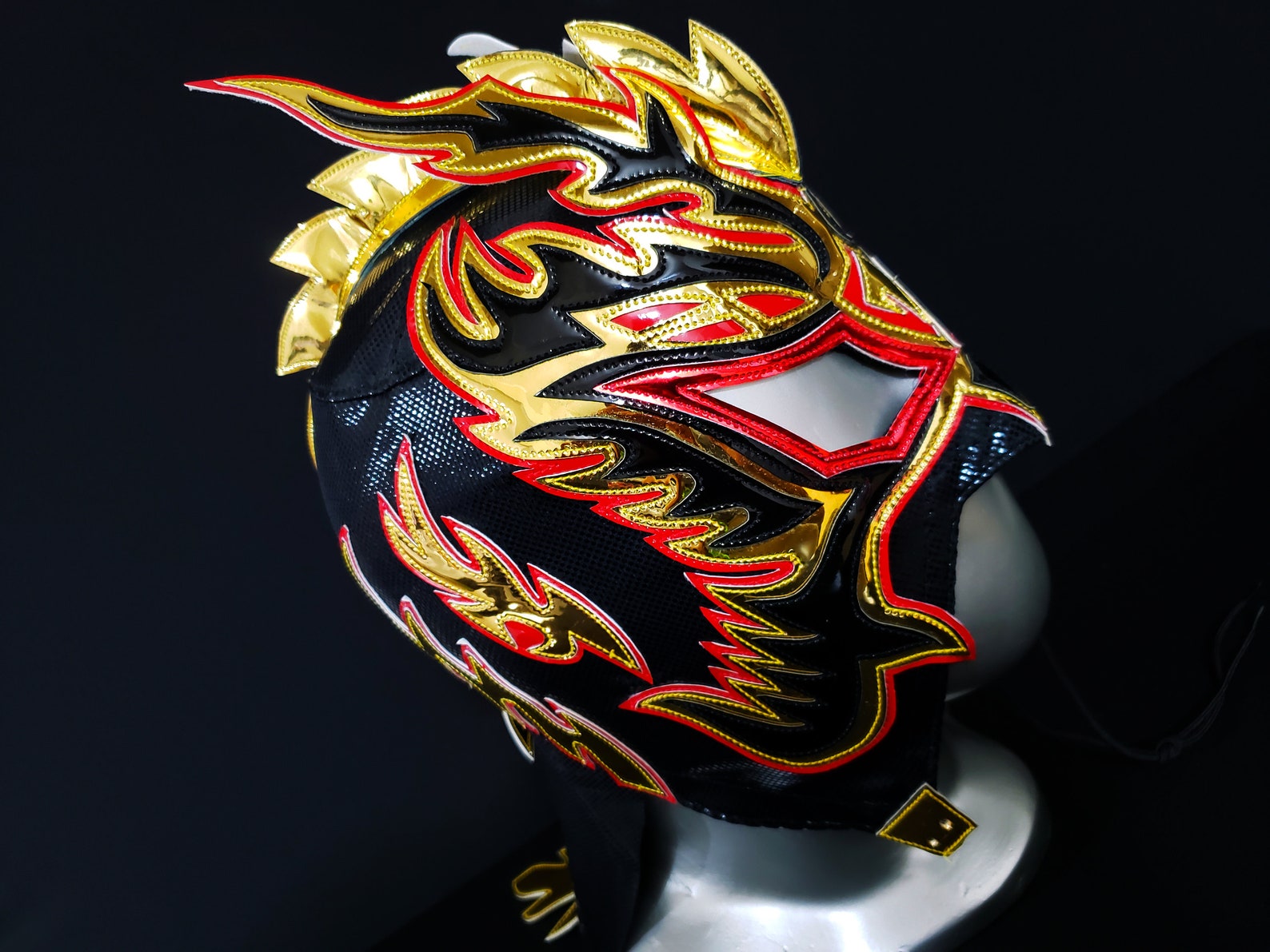 Ultimo Dragon Wrestling Mask Luchador Costume Wrestler Lucha | Etsy