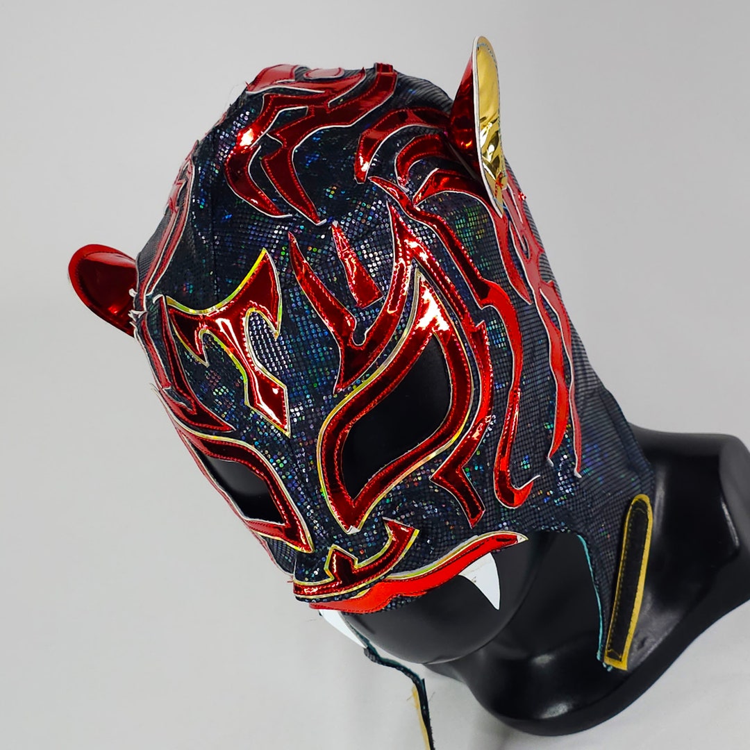 TIGER MASK Wrestling Mask Luchador Costume Wrestler Lucha Libre Mexican ...