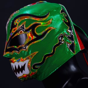 Hand Made TITAN Mask Wrestling Mask Luchador Costume Wrestler Lucha ...
