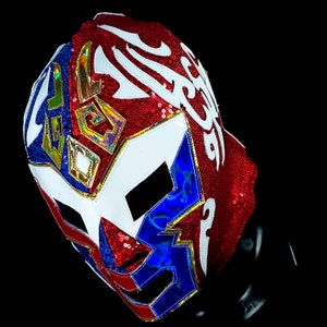 Hand Made AZTEK MASK Wrestling Mask Luchador Costume Wrestler Lucha ...