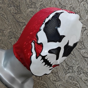 Hand Made SKULL Wrestling Mask Luchador Costume Wrestler Lucha Libre ...