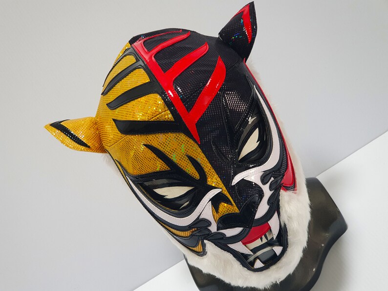 REAL PRO Tiger Mask Wrestling Mask Luchador Costume Wrestler - Etsy