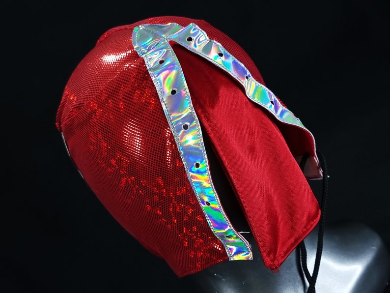 RED DEMON MASK Style Wrestling Mask Luchador Costume Wrestler - Etsy